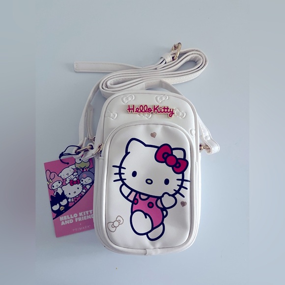Hello Kitty | Bags | Nwt Hello Kitty White Mini Crossbody Bag With ...